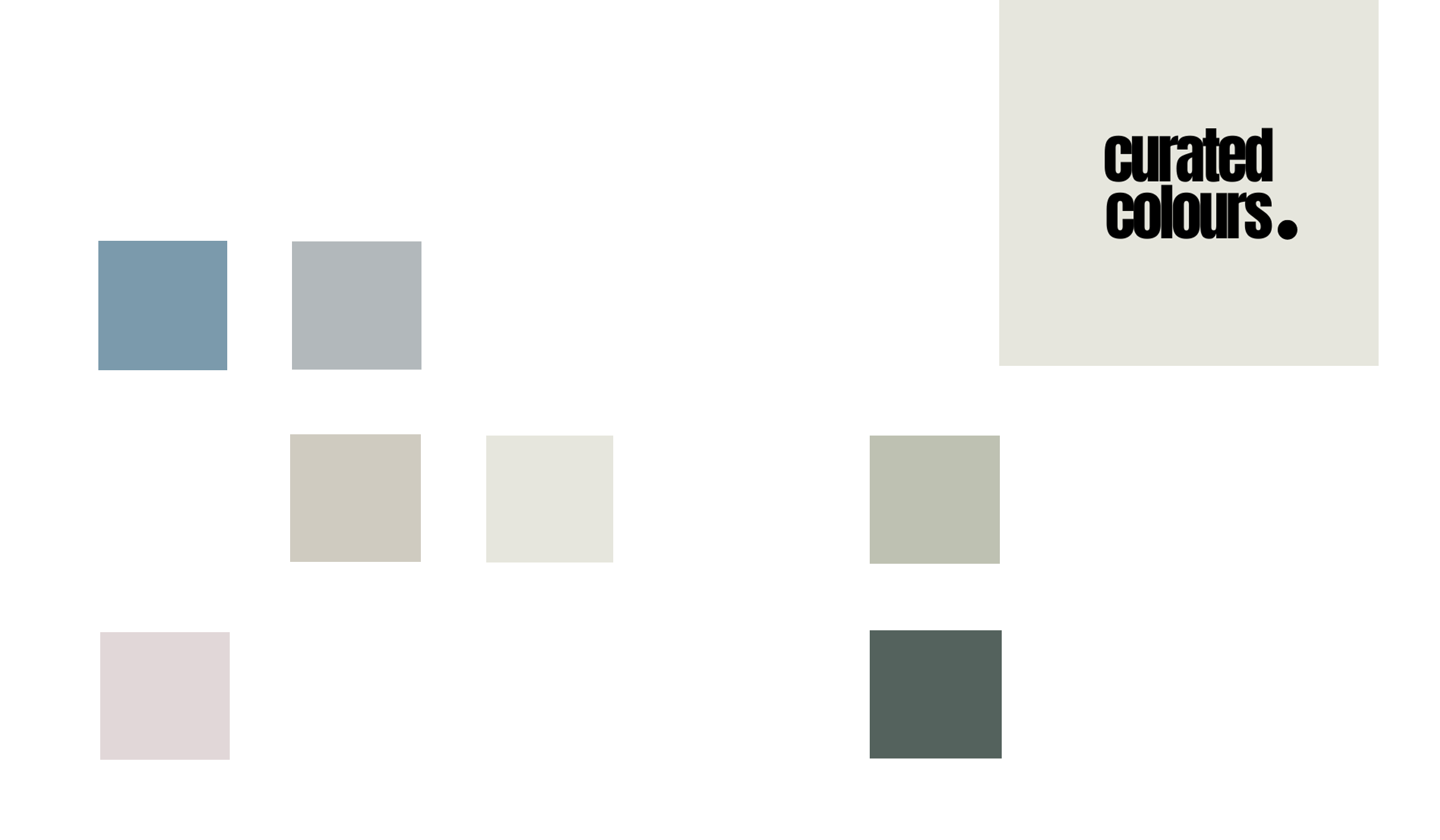 Curated Colours. Schöne Farben für dein Zuhause.